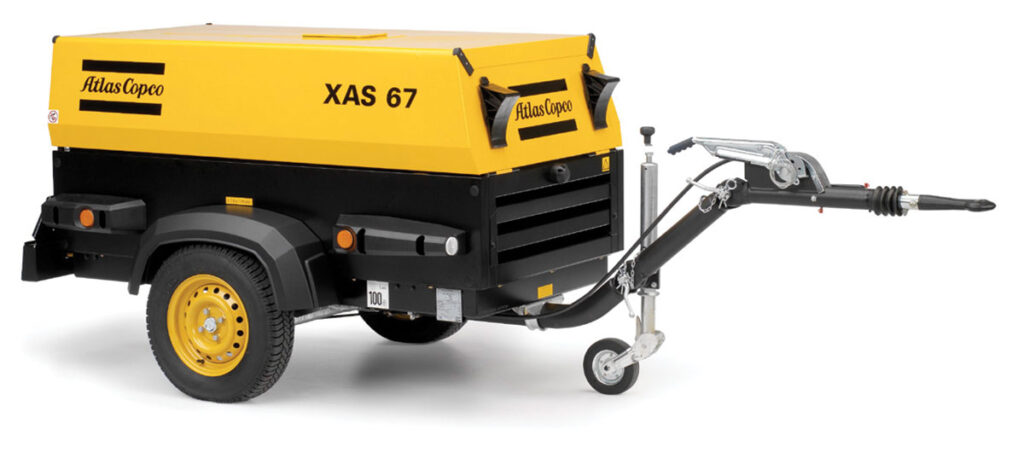 2 Tool Road Tow Air Compressor | THX - The Hire Xperts | Tool Hire