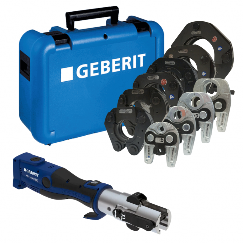 MK10 Geberit Mapress kit (XL) 15-108mm | THX - The Hire Xperts | Tool Hire