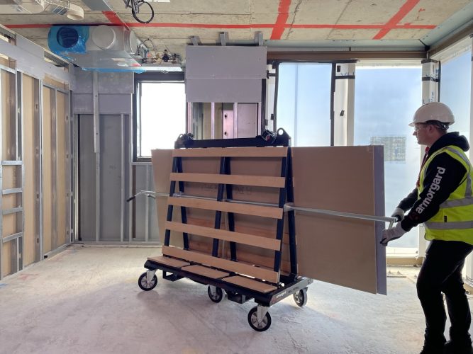 Armorgard Wooden Slatted Panel Trolley C/W Brake | THX - The Hire ...