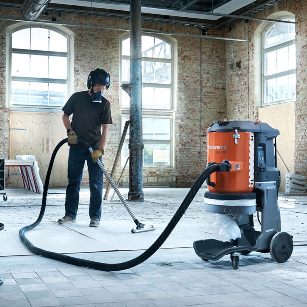 Husqvarna DE110 H-Class Dust Extractor - 110V | THX - The Hire Xperts ...