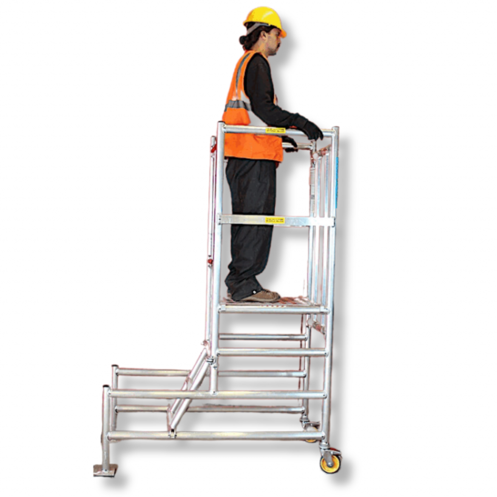 Aluminium Podium 0.75 - 1.0m Spring Loaded Gates | THX - The Hire ...