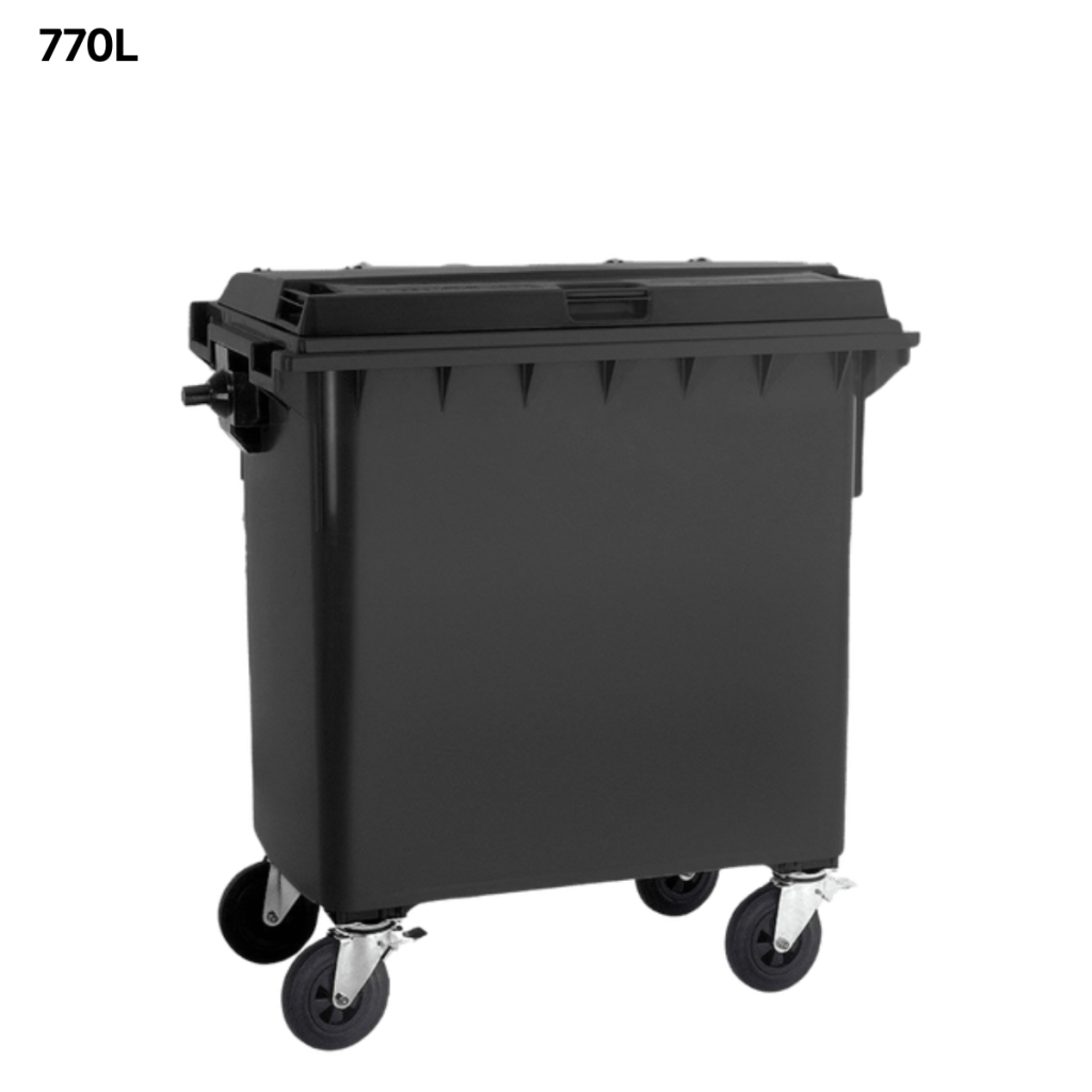 Black Wheelie Bin (240L & 770L) | THX - The Hire Xperts | Tool Hire